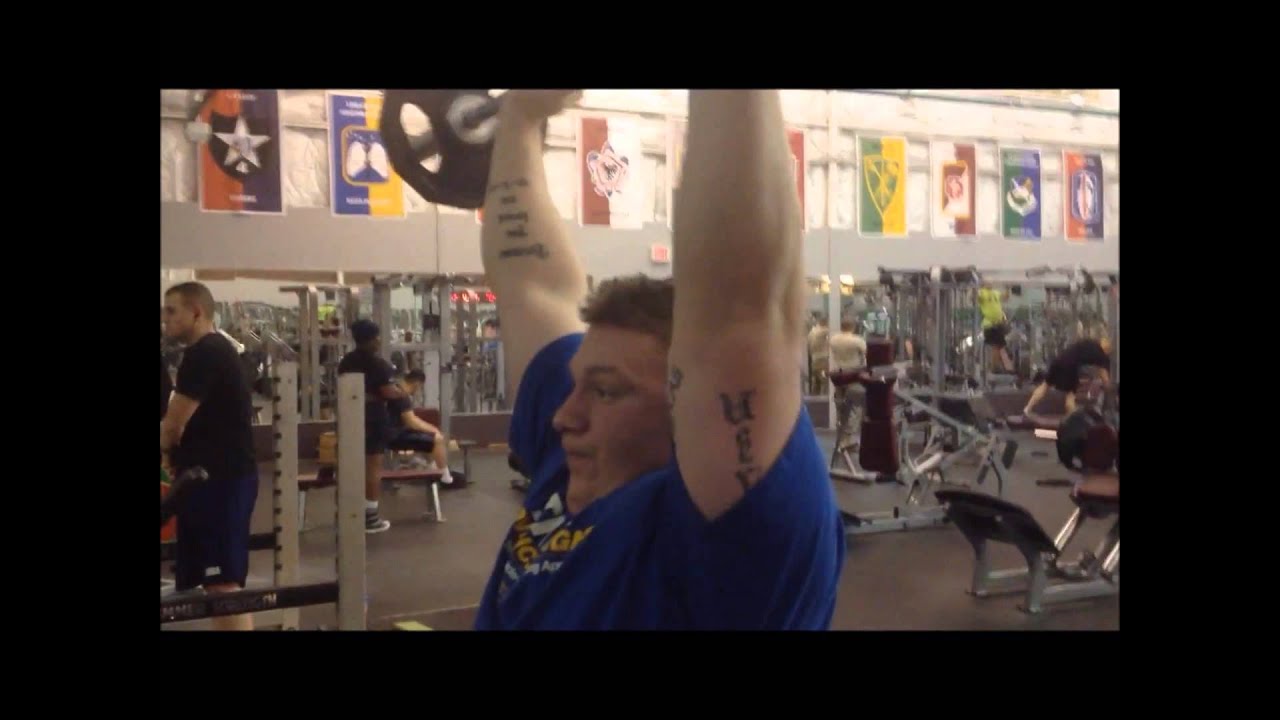 How To Overhead Press 315 for REPS! - YouTube