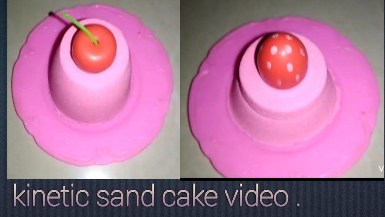 kinetic sand cake video - YouTube