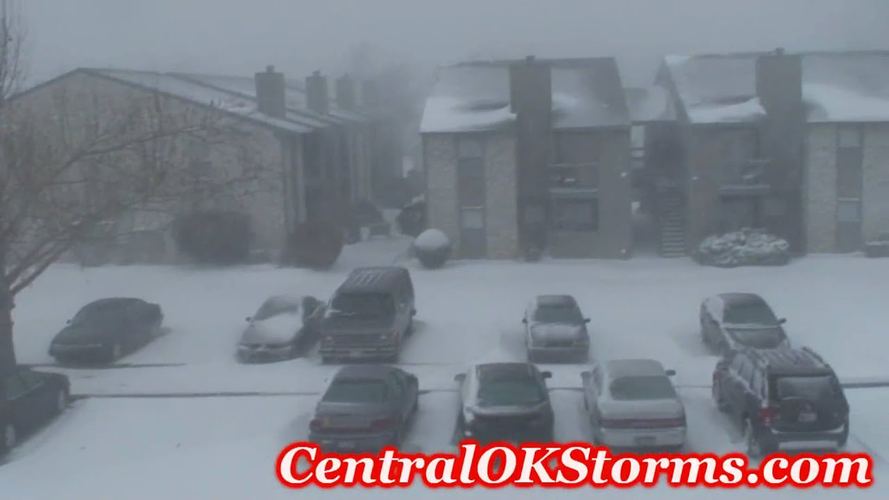 Oklahoma blizzard - December 24, 2009 - YouTube