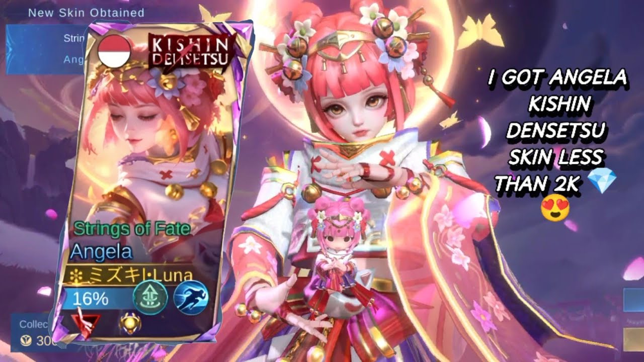 FULL VIDEO OF GETTING ANGELA KISHIN DENSETSU SKIN🥰 [COST TUTORIALS] FOR UNLUCKY PEOPLE | MLBB ...