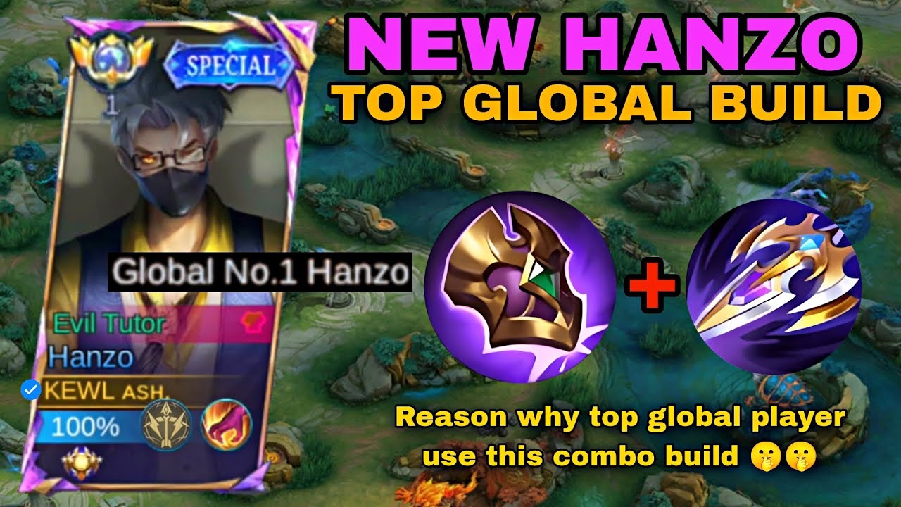 Reason why Top Global Player use this combo build for HANZO ( Hanzo New ...