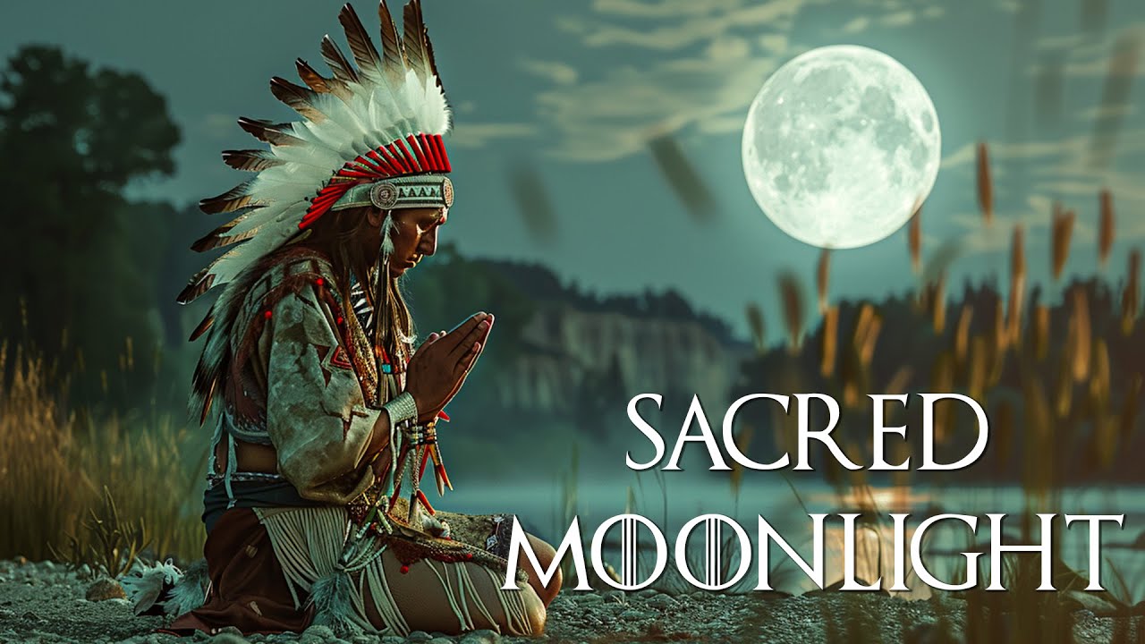 Sacred Moonlight | Native American Healing Flute Music for Meditation, Deep Sleep - YouTube