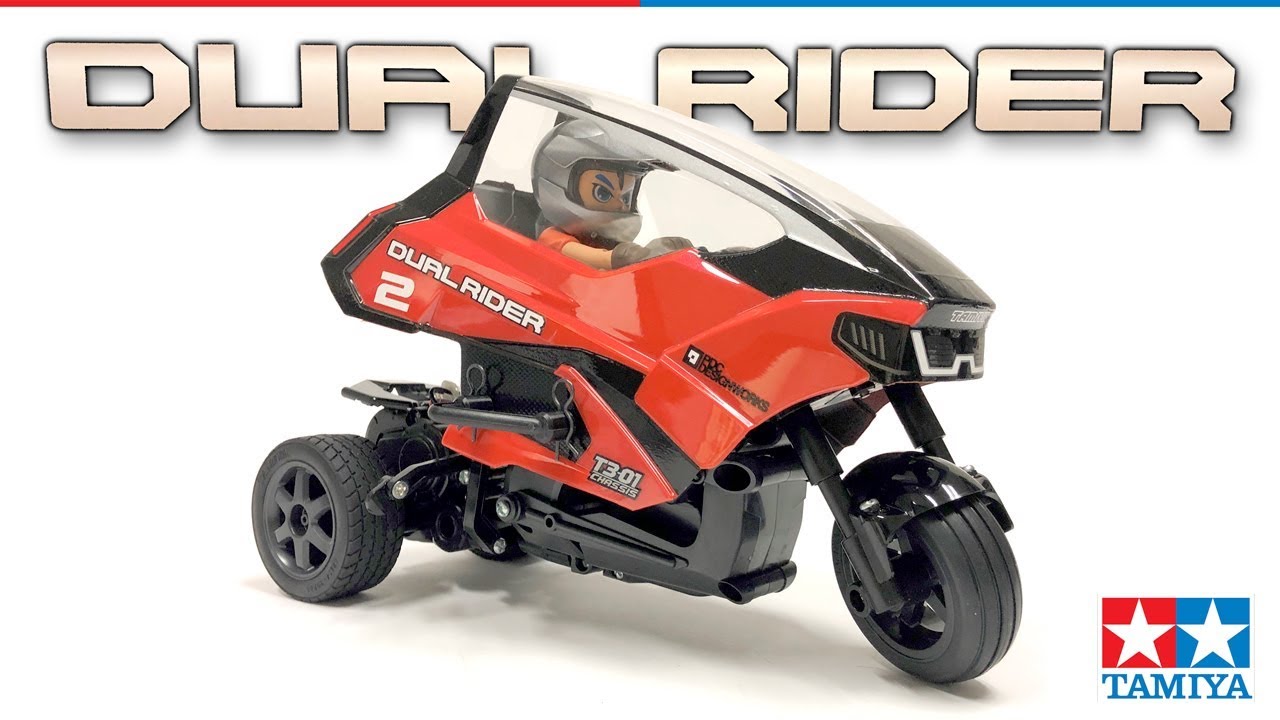 Tamiya 57407 1/8 RC Dual Rider Trike - YouTube