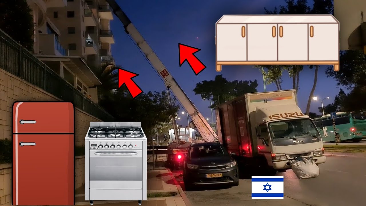 Moving Trucks in Israel - YouTube