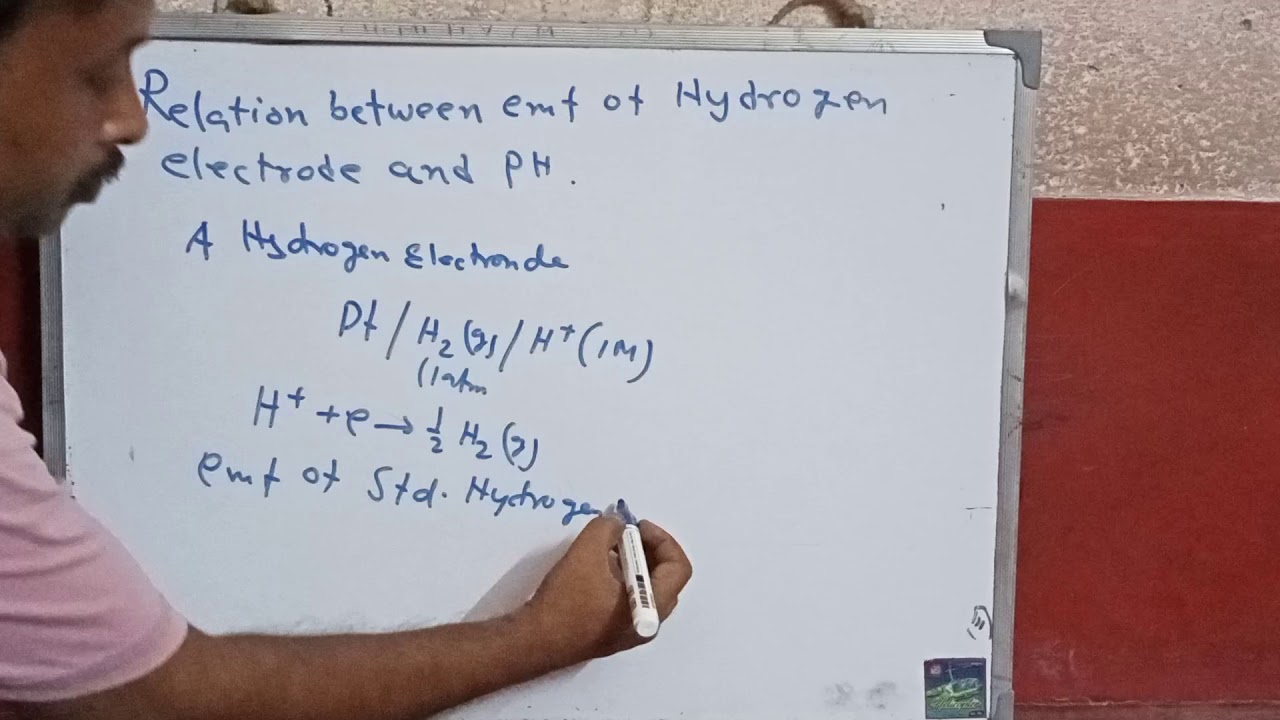 Electrochemistry: relation between emf of SHE and pH - YouTube
