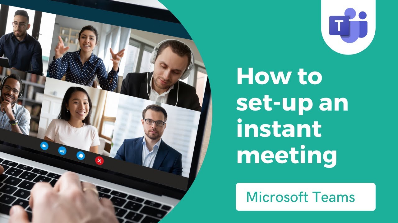 How to set up an instant meeting in Teams - YouTube