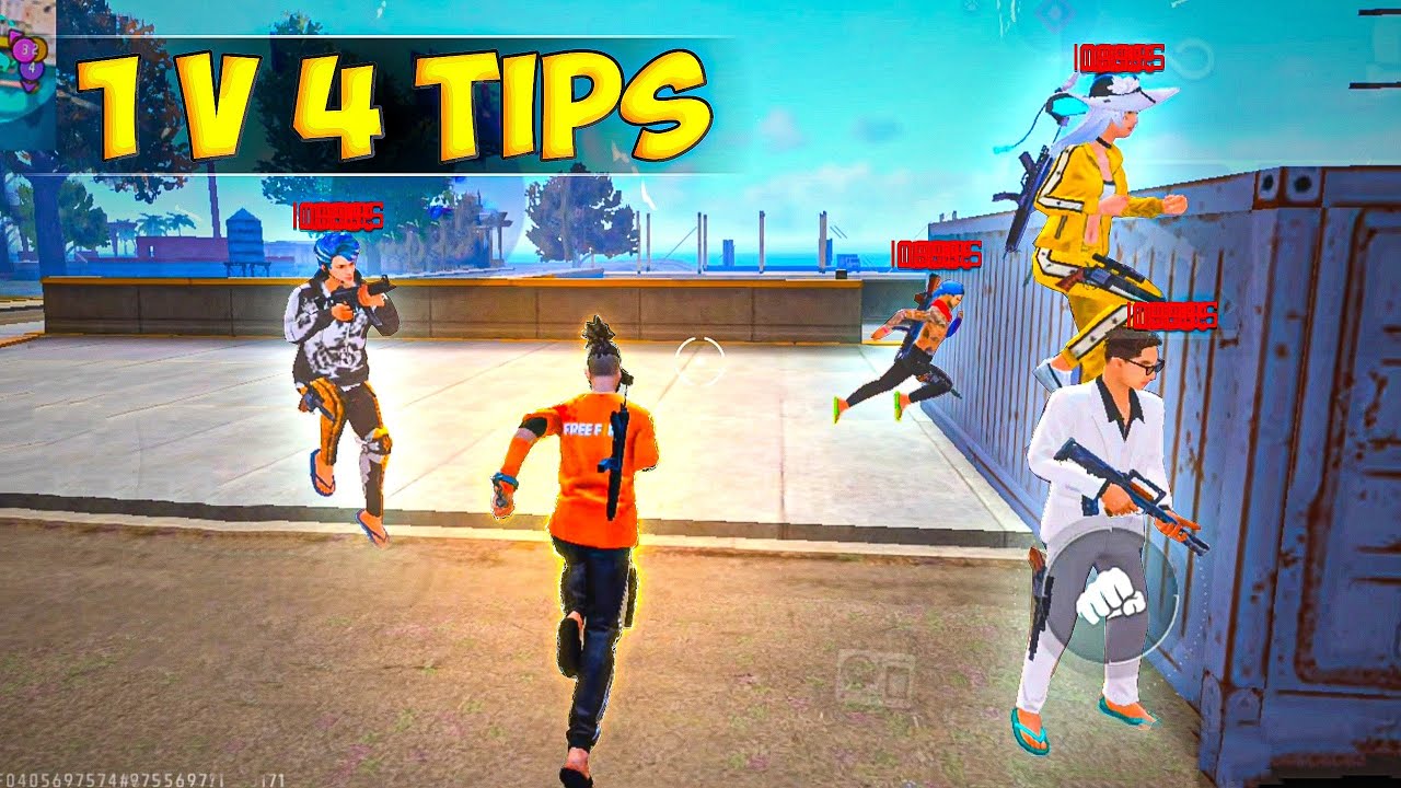 1 V 4 Tips And Tricks 🔥 Free Fire Max - YouTube