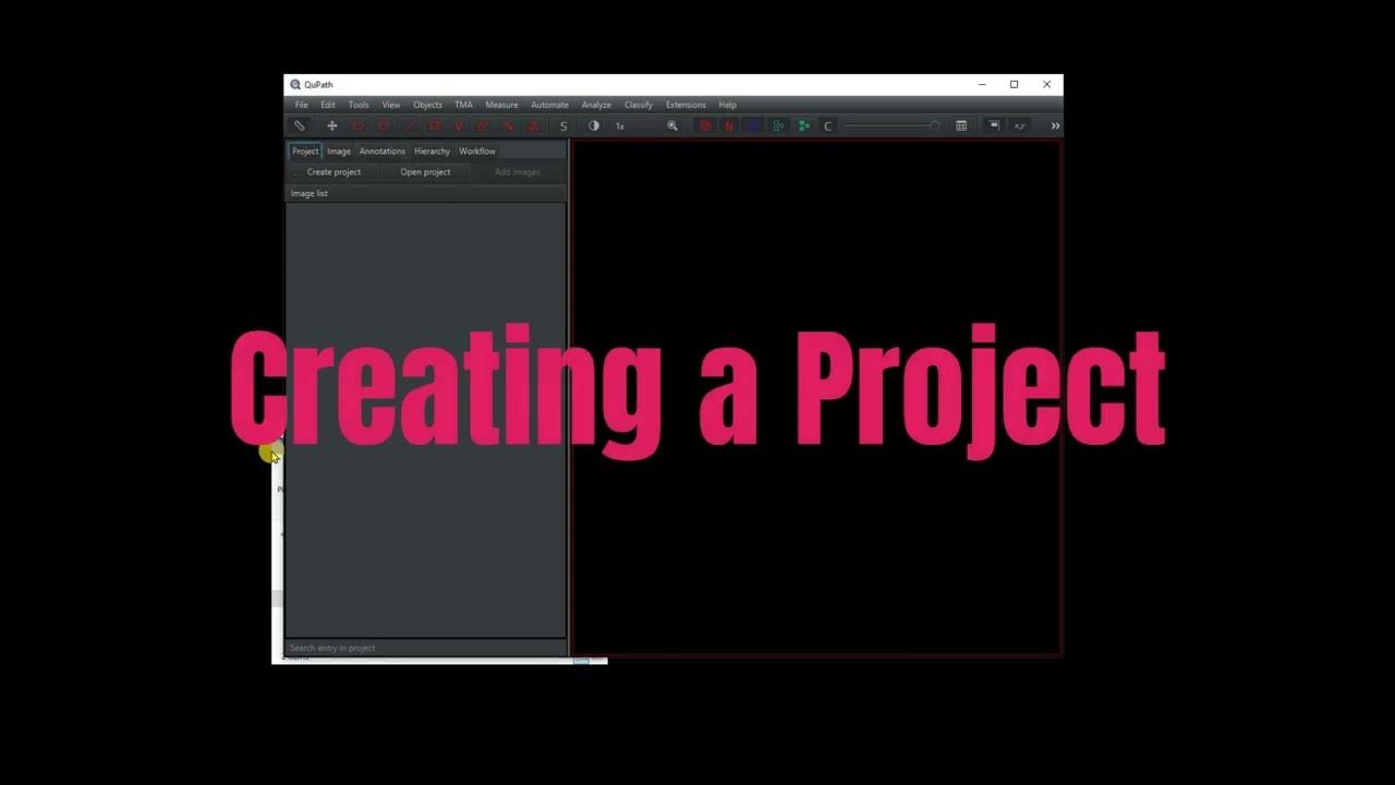 QuPath: Creating a Project - YouTube