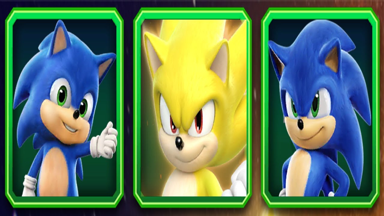 Sonic Forces Speed Battle - Use All Movie Sonic Skins - All 65 ...