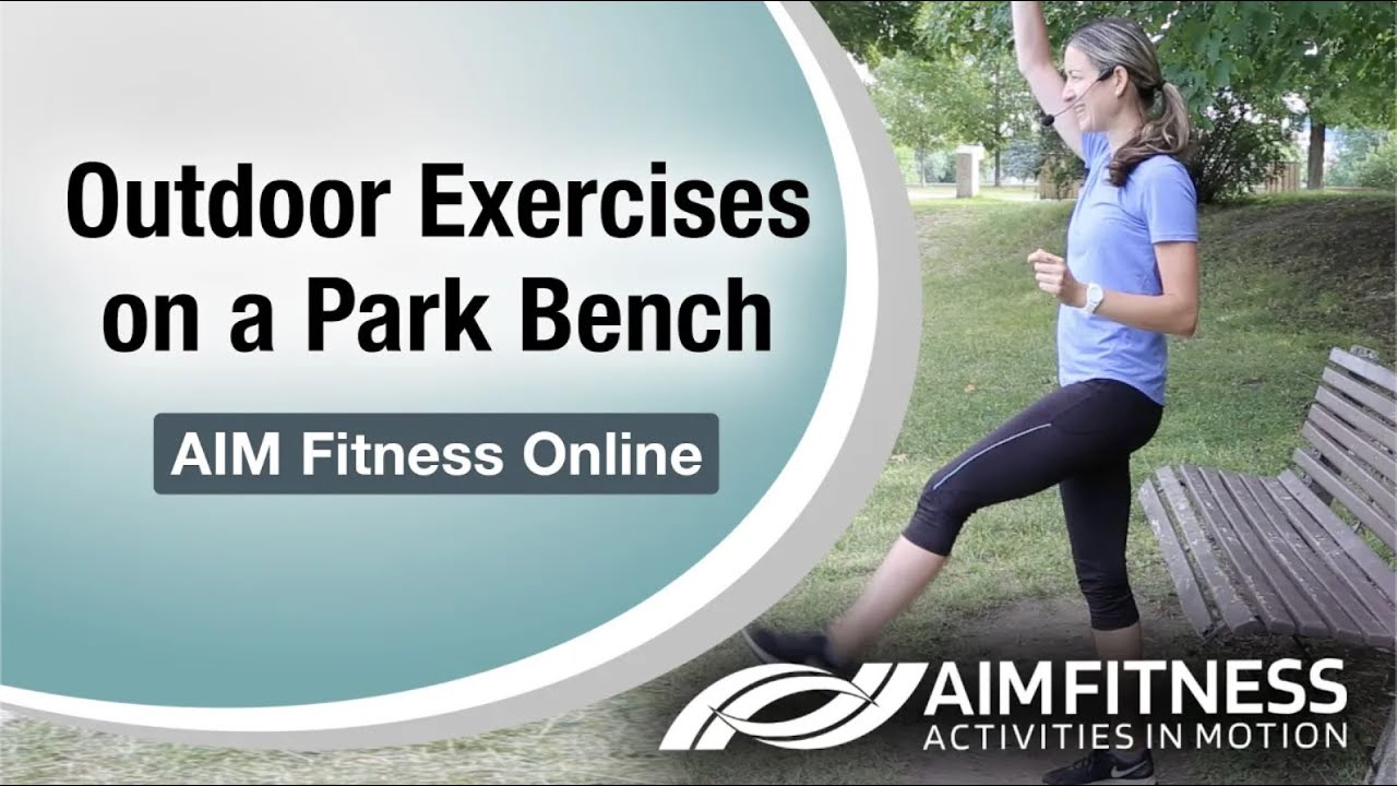 Outdoor Exercises On a Park Bench - Exercises for Adults over 50 - YouTube