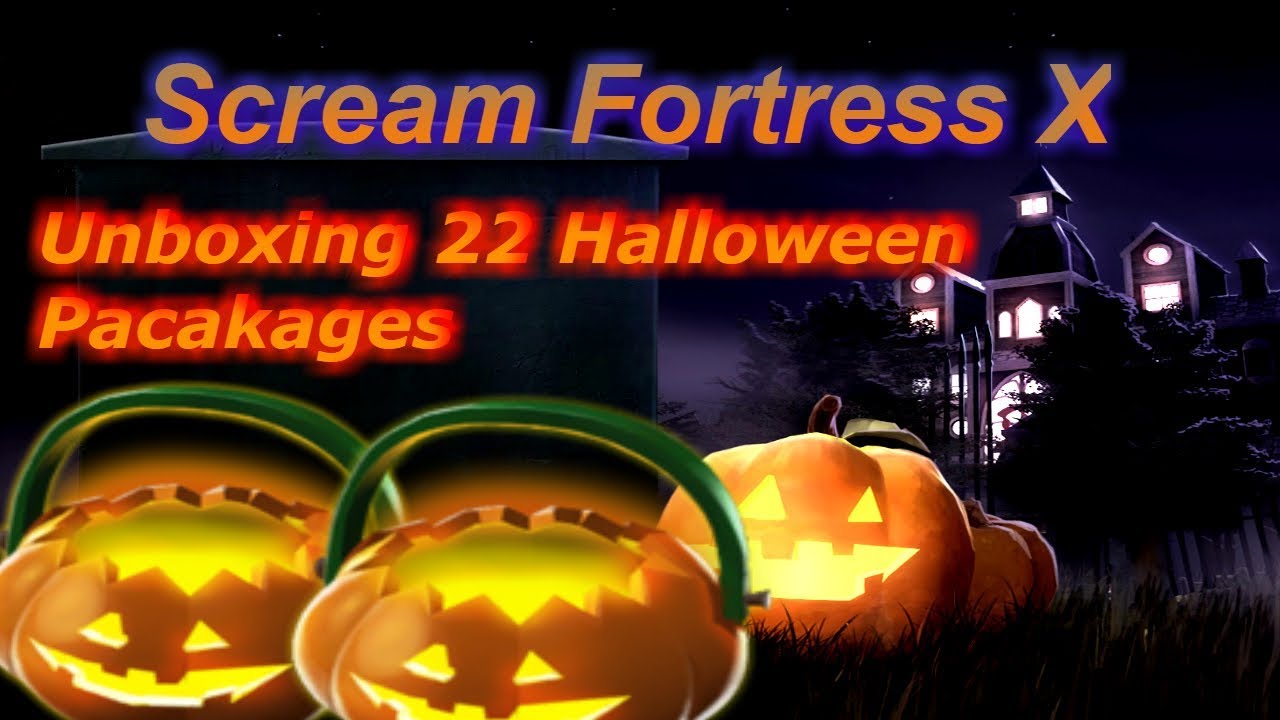 TF2 Scream Fortress 2018: Unboxing 22 Halloween Packages - YouTube