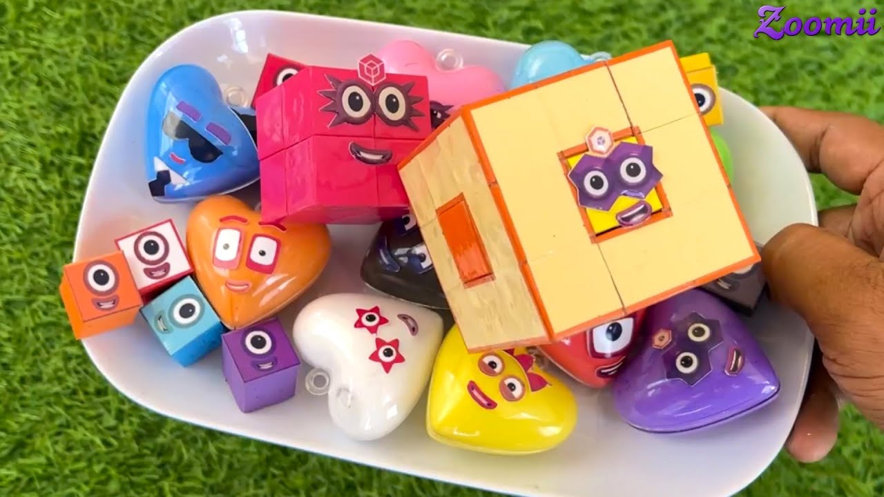 Looking for Numberblocks RAINBOW Clay Mini Heart! NEW ASMR ...