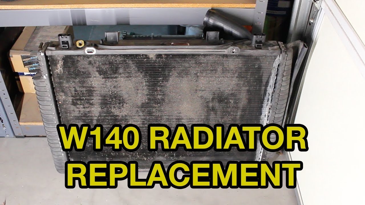 Mercedes-Benz W140 Radiator Replacement (S320) - YouTube