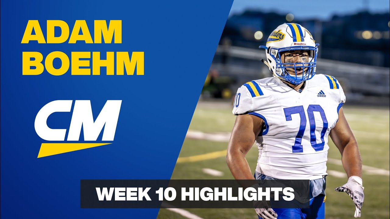 Adam Boehm - Week 10 Highlights - YouTube