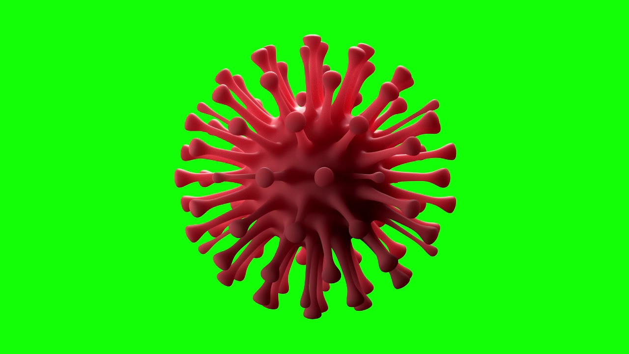 Virus Red Corona Covid19 green screen [FREE USE] - YouTube