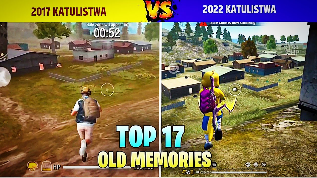 2017 vs 2022 🤨| Top 17 Changes In 2017 to 2022♥️ | GARENA FREE FIRE ...