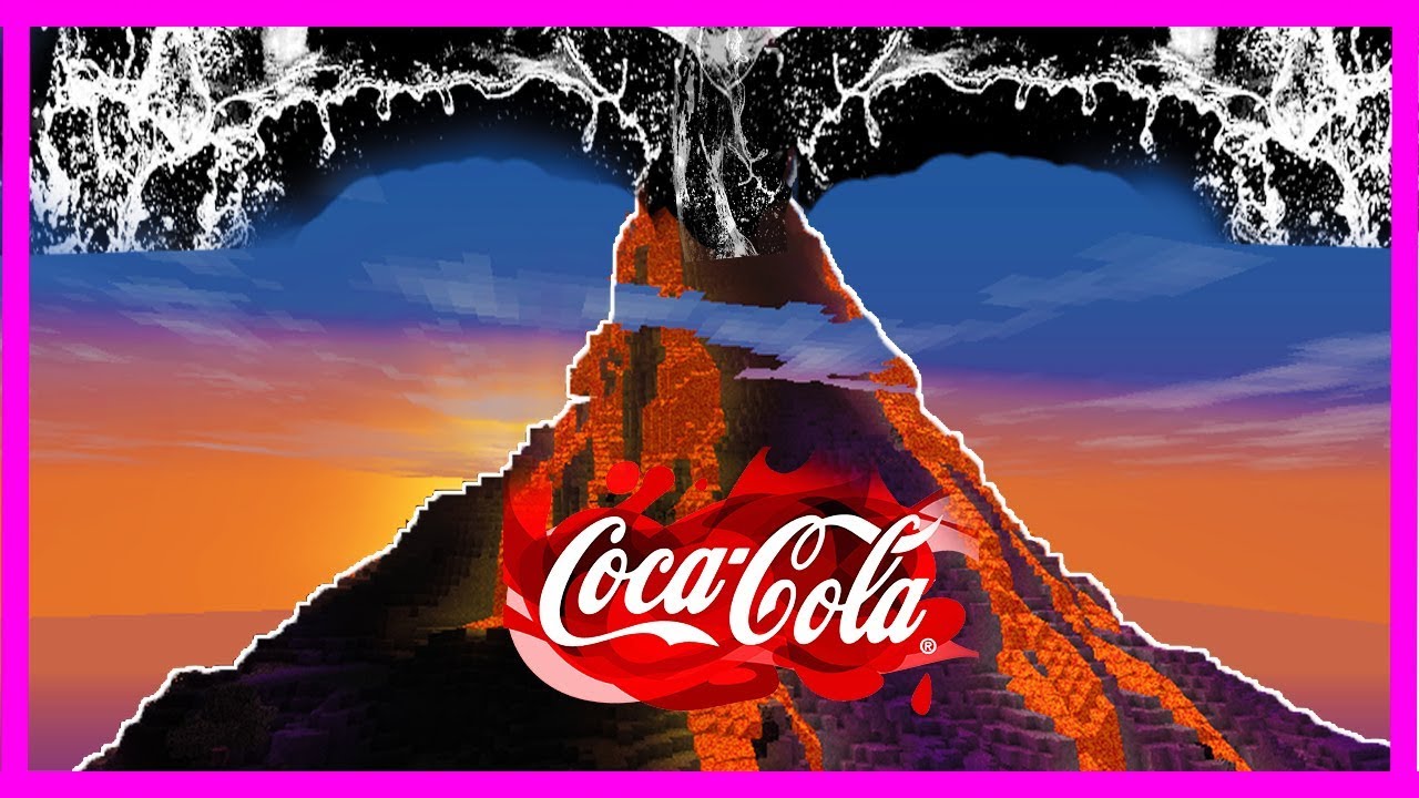 Minecraft - COCA COLA VOLCANO VS BASE CHALLENGE! (Volcano vs Base ...