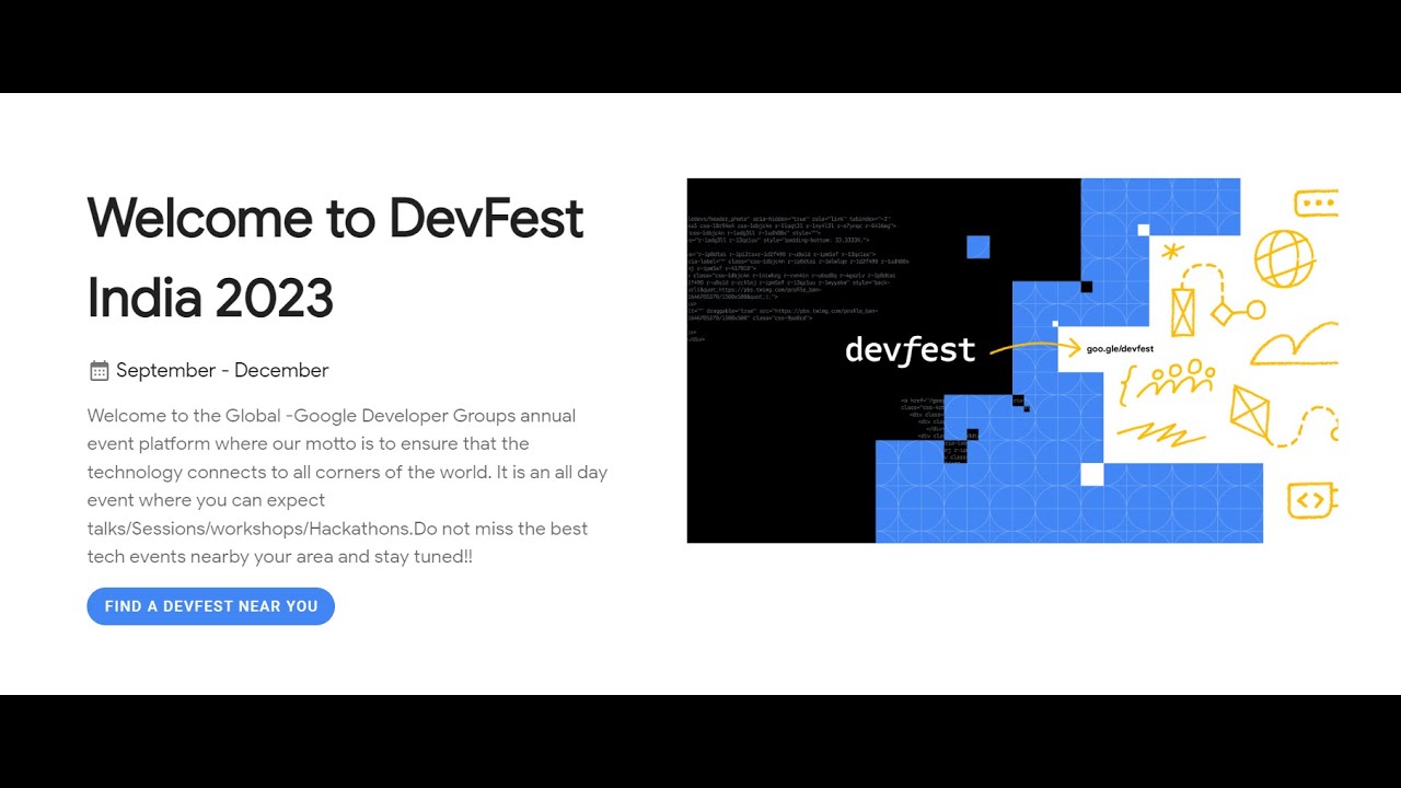 DevFest India 2023 | Networking | Workshops | Technical content | Free ...