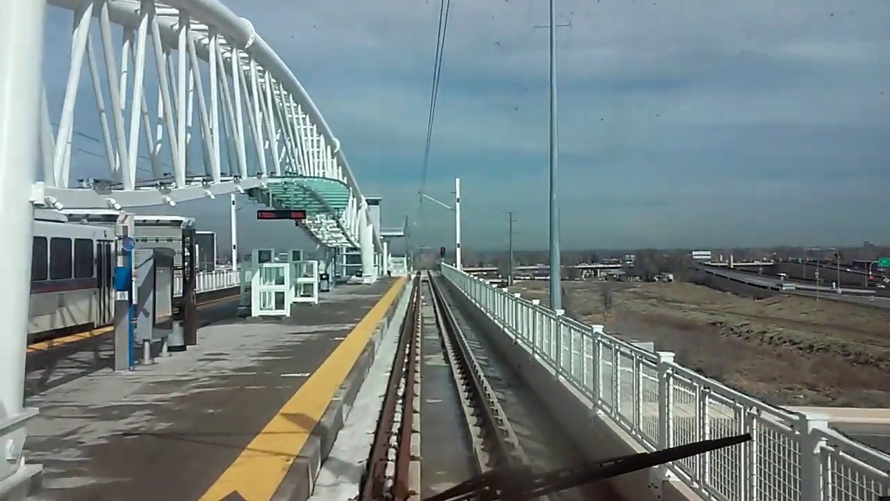 RTD'S R Line Northbound from 2nd Ave & Abliene to Fitzsimons in Aurora ...