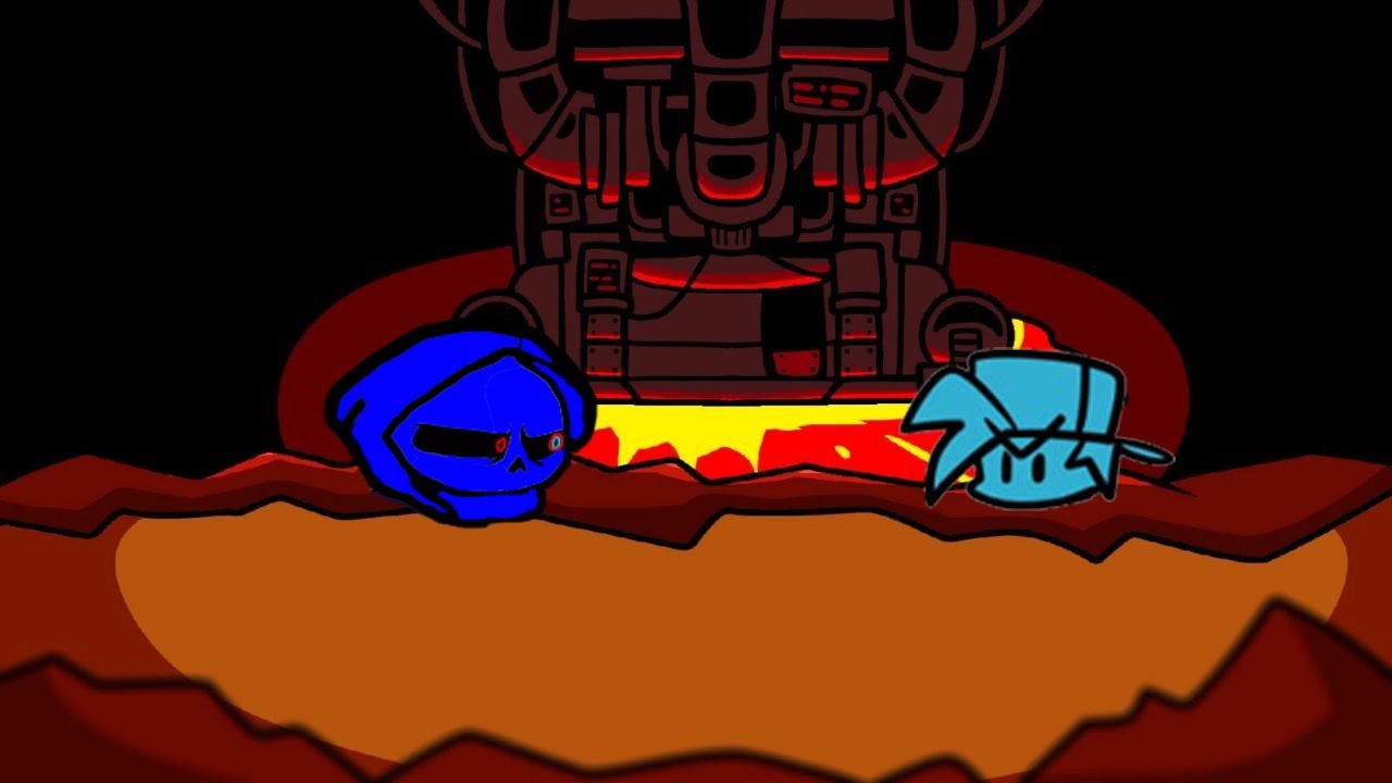 time begins friday night funkin vs dustin sans leak - YouTube