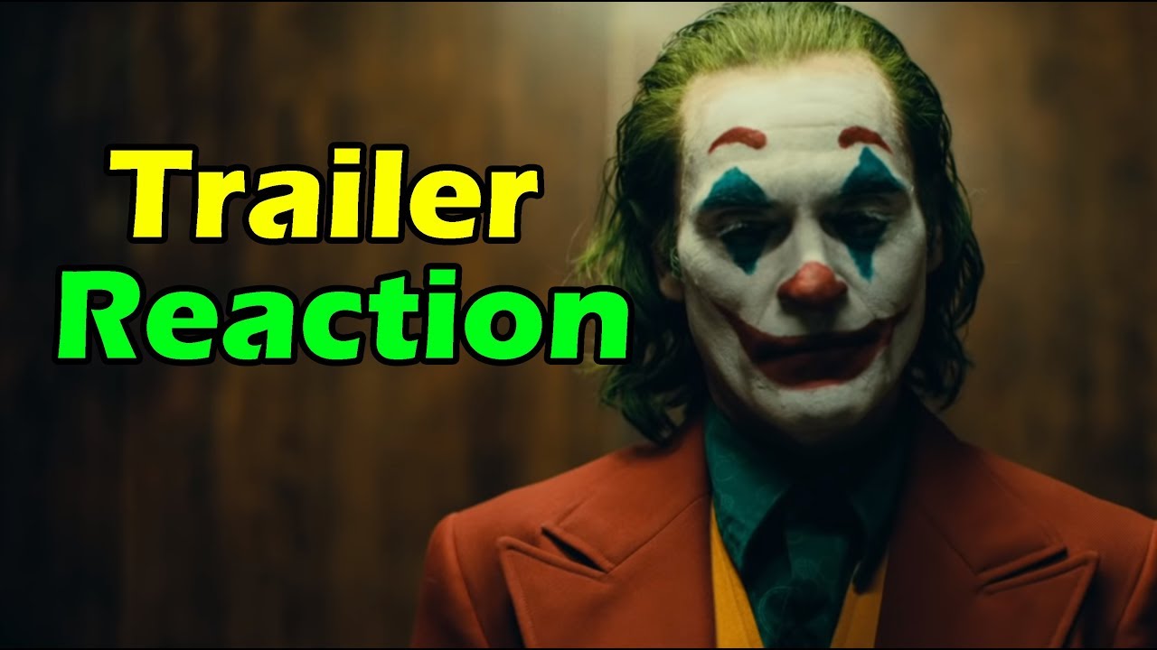 JOKER: Trailer Reaction !! - YouTube
