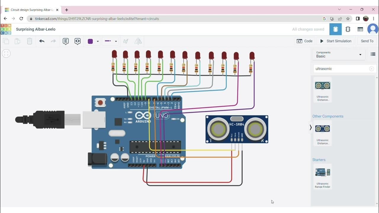 Automatic street lights by using Ultrasonic sensors - YouTube