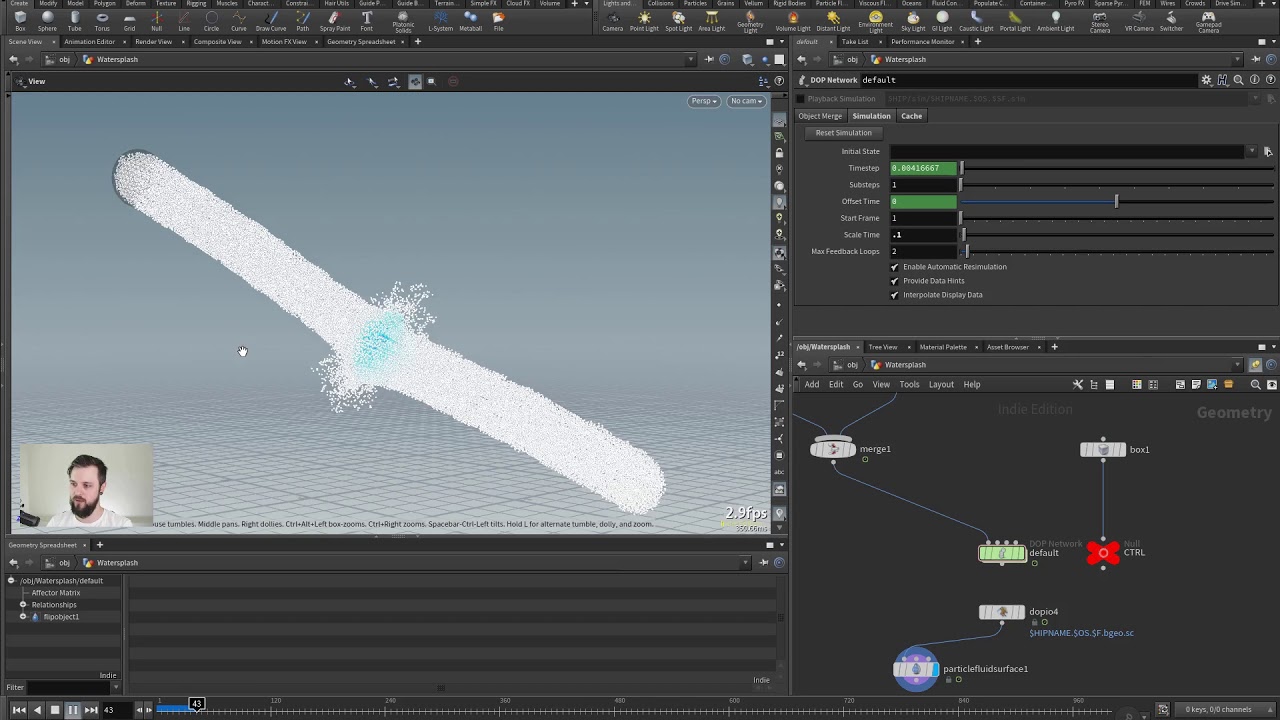 Creating a FLIP Splash in Houdini 18 - YouTube