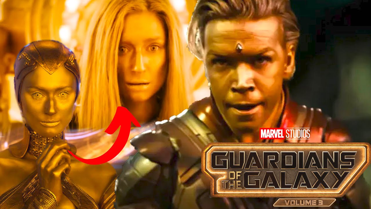 FIRST LOOK at Ayesha the Creator of Adam Warlock in Guardians of the Galaxy Vol 3 New Trailer ...
