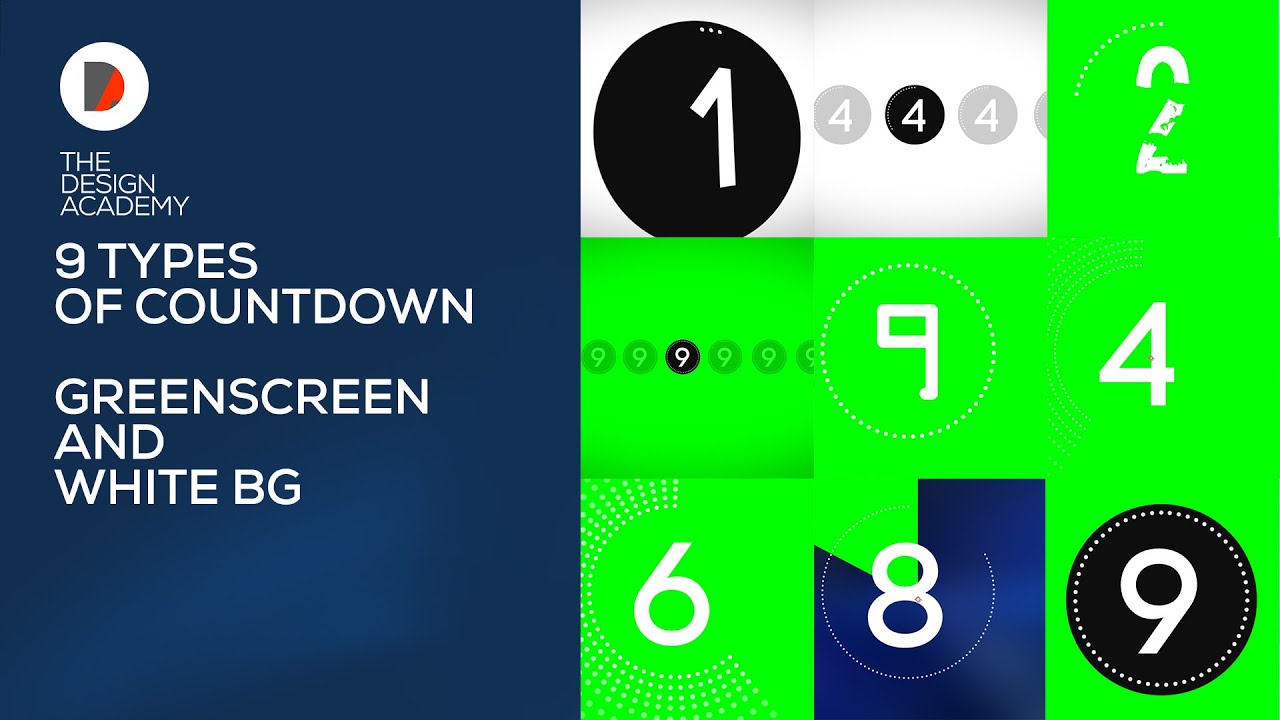 Count Down (Green Screen) 그린 스크린 이펙트 - YouTube