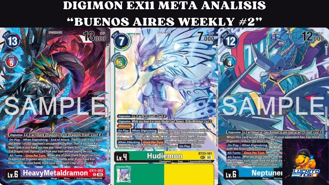 meta análisis DIGIMON TCG EX11 - buenos aires #2 - YouTube