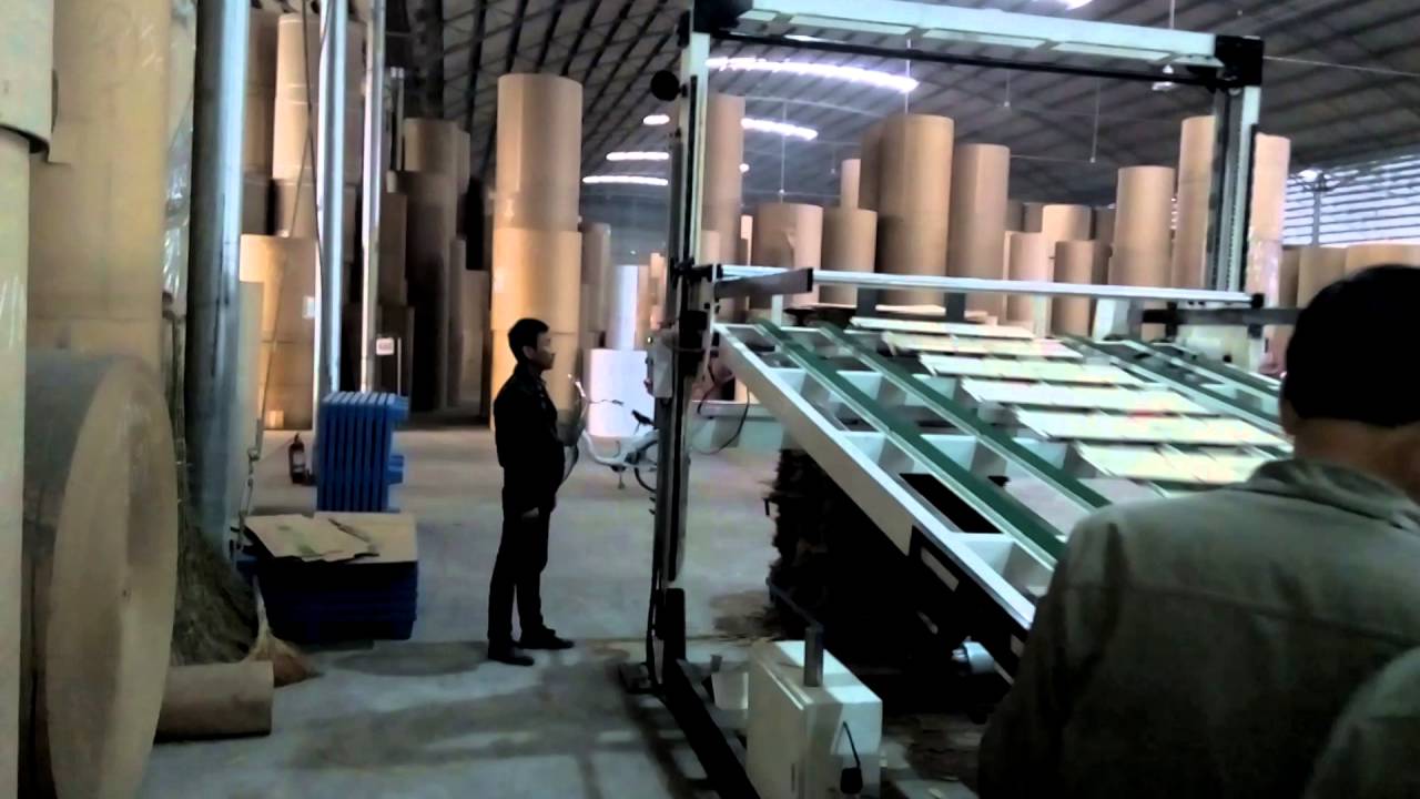 Flexo Carton Box Making machine high speed - YouTube