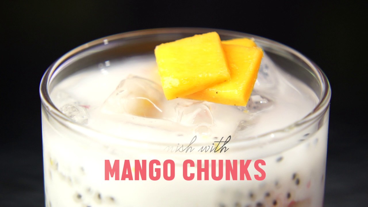 Cocktail - mango basil cooler - YouTube