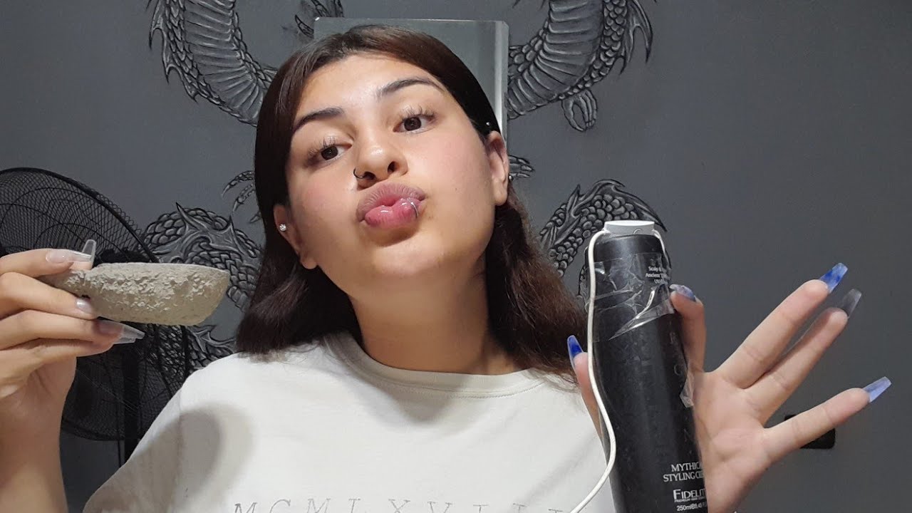 mi primer ASMR "triggers Sound mouth sounds, tapping" - YouTube