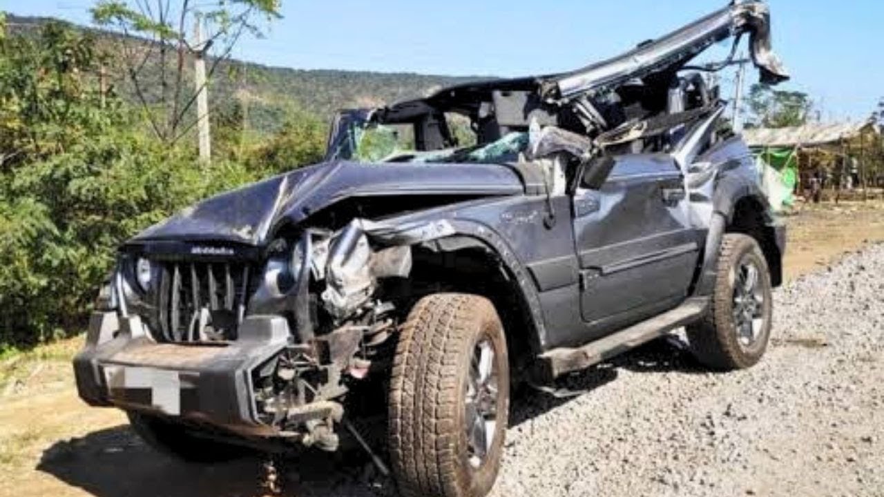 Mahindra Thar 2023 Dangerous Crash Test 😱 - YouTube