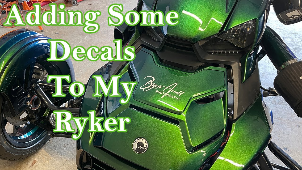 Can-am Ryker 900 | Adding Decals | - YouTube