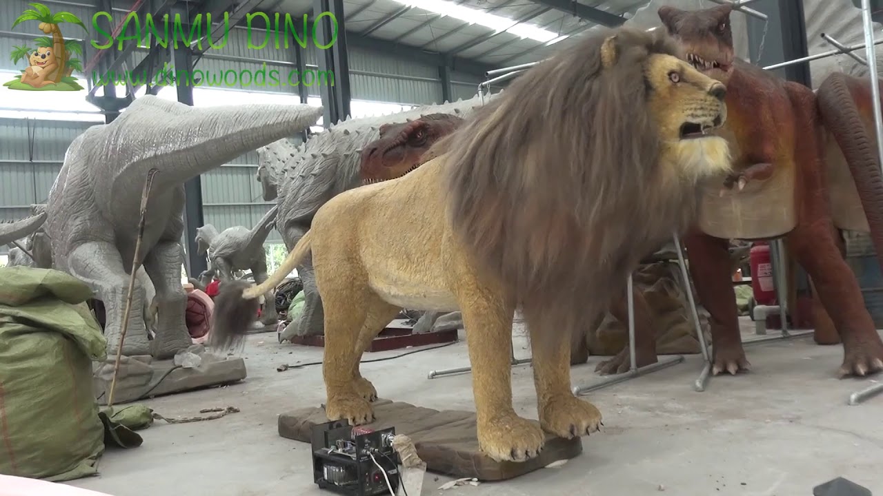 Animatronic Lion - YouTube