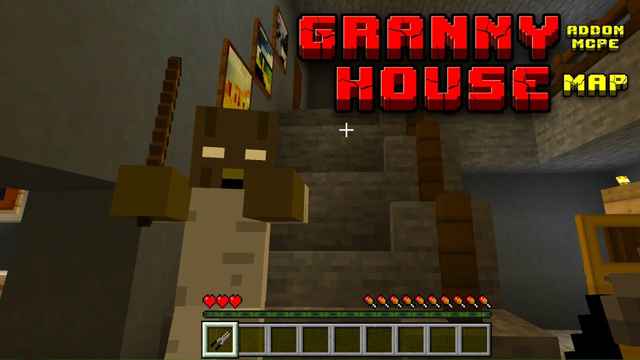 Survive Granny's House in Minecraft! 😱🗝️ Escape the Granny Map in Minecraft! 🏠⏳ - YouTube