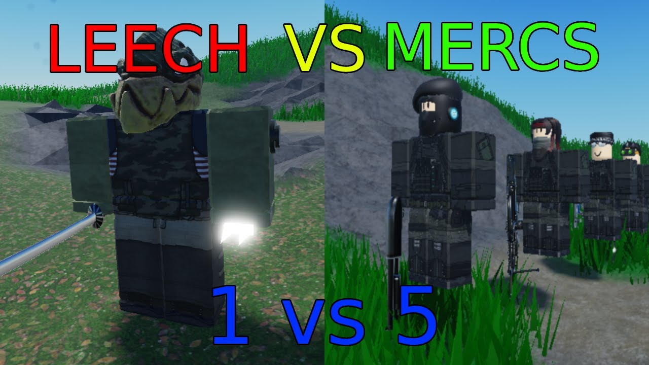 Roblox Isle 9: Alpha Mercs vs Leech Parasite - YouTube