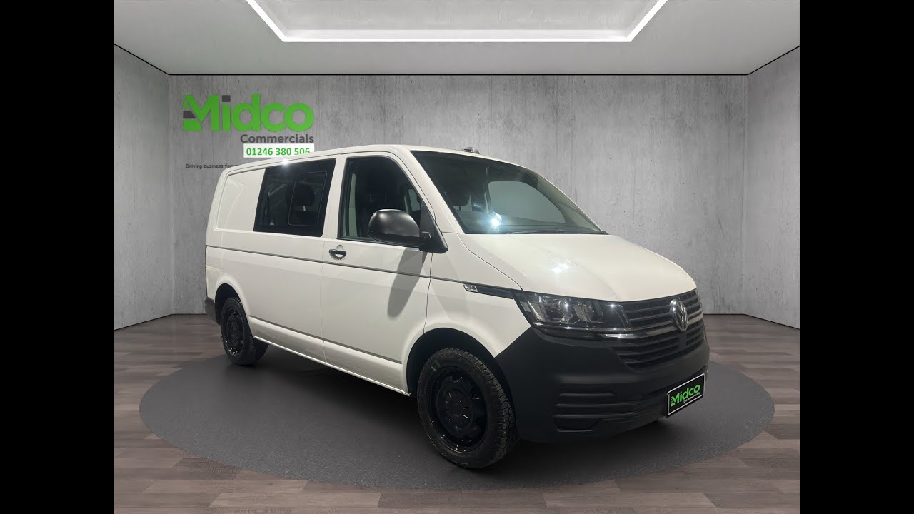 VW Transporter 6 seater crew van - YouTube