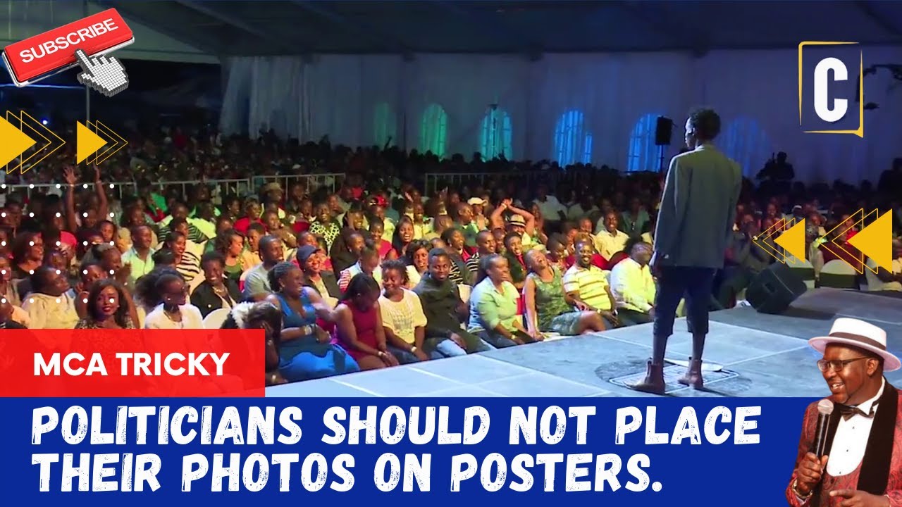 POLITICIANS SHOULD NOT PLACE THEIR PHOTOS ON POSTERS. BY: MCA TRICKY ...