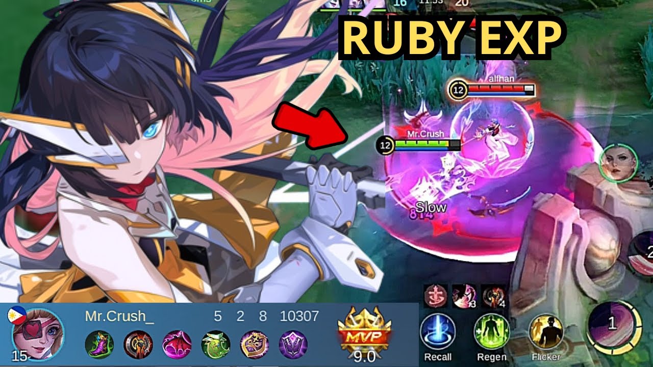 GAMEPLAY RUBY EXPLANE - DAPAT TIM BLACKSISTEM AUTO KITA GENDONG - BUILD EMBLEM RUBY TERSAKIT ...