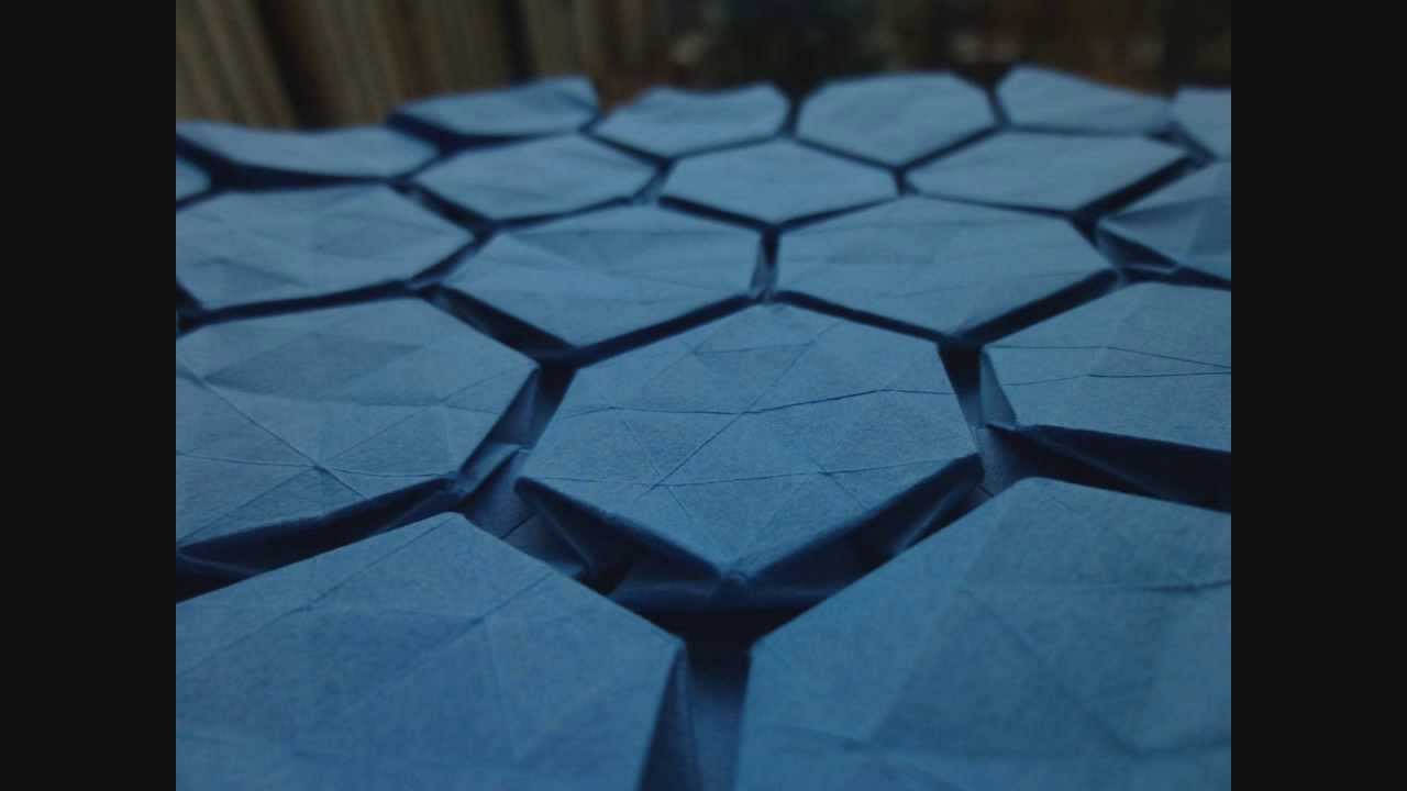 Origami Stacked Triangles Tessilation [ Incredible! ] - YouTube