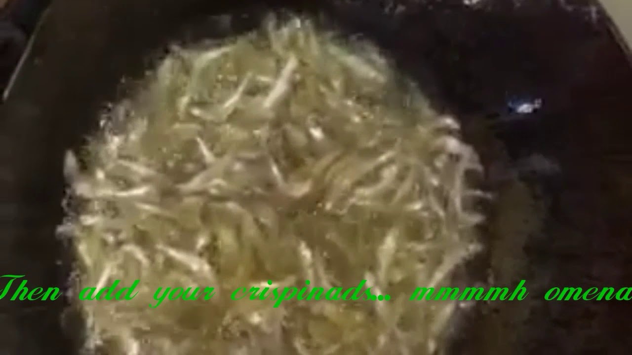 How to prepare fresh omena from the lake.. - YouTube