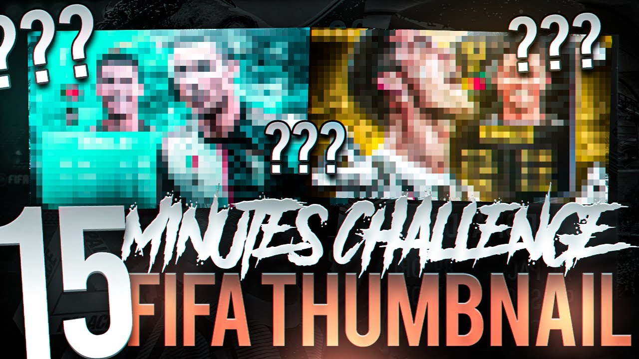 15 Minutes Challenge :: Drayelk Design FIFA 20 Thumbnail Photoshop 2019 ...
