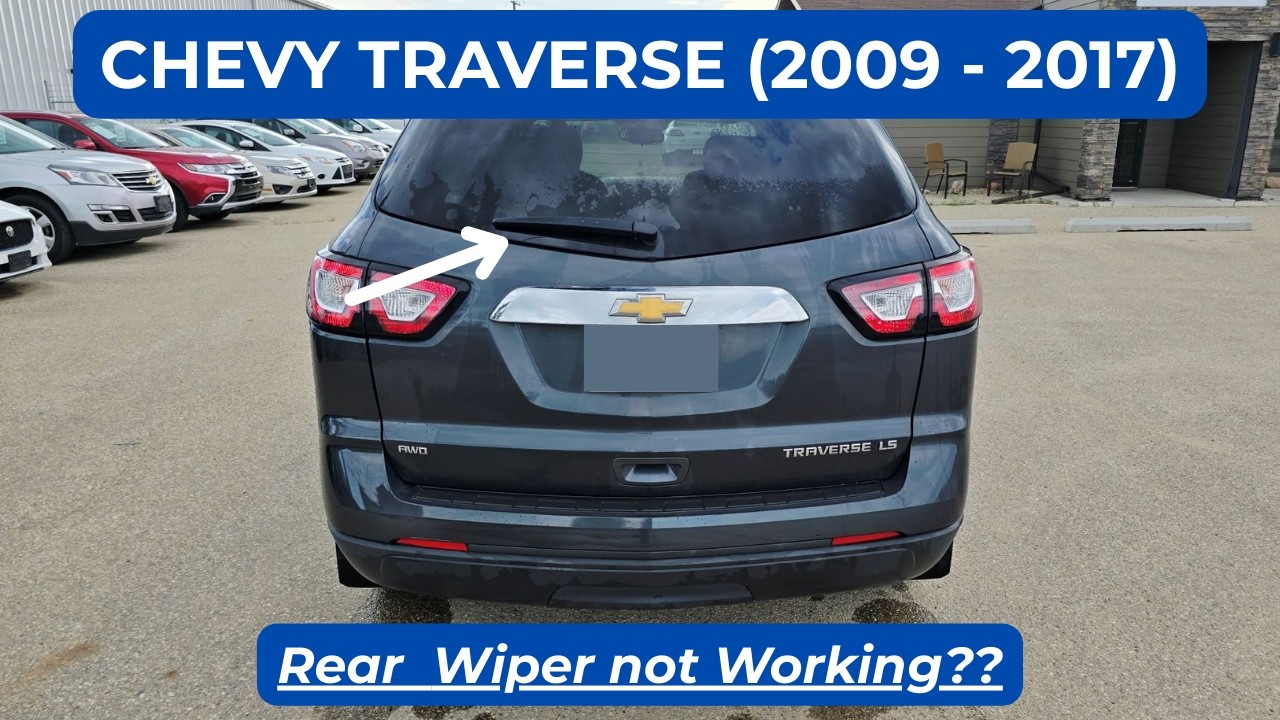 Chevrolet Traverse - REAR WIPER MOTOR FUSE LOCATION (2009 - 2017) - YouTube