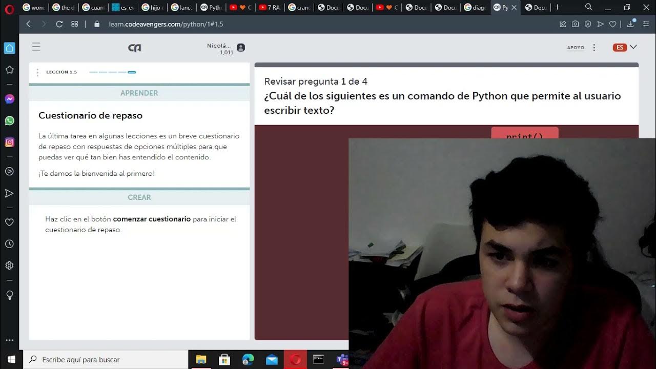 video de code avengers leccion 1, 4 y 5 - YouTube