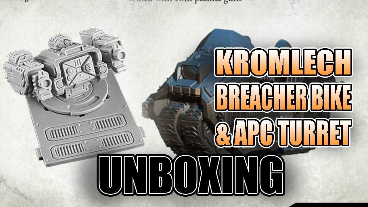 2 New Kromlech Minis Kits For Marines: Sentry Turret & Breacher Bike ...