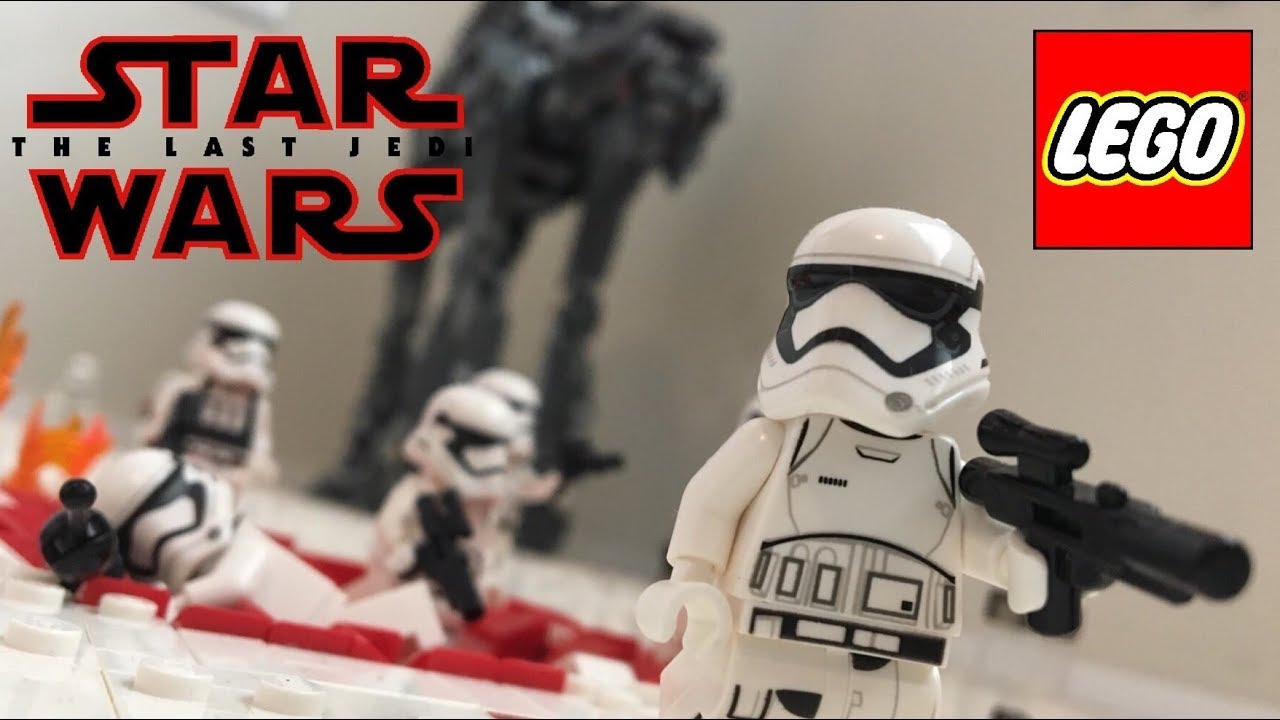 LEGO Star Wars Battle of Crait MOC - YouTube