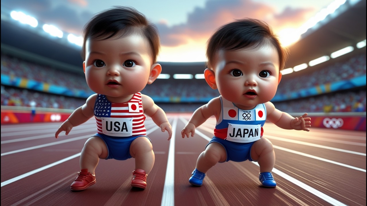 Baby Olympics : Epic Opening Ceremony | Real Babies Compete Like ...