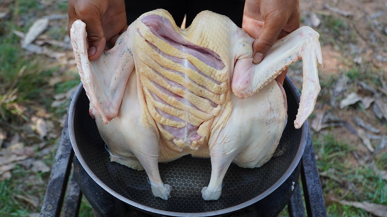 Let's Make A Perfect Piece of Fried Duck, Frying a Whole Duck! Tender ...